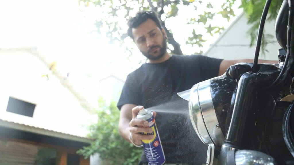 How to Clean Your Motorbike With WD-40 Multi-Use Product