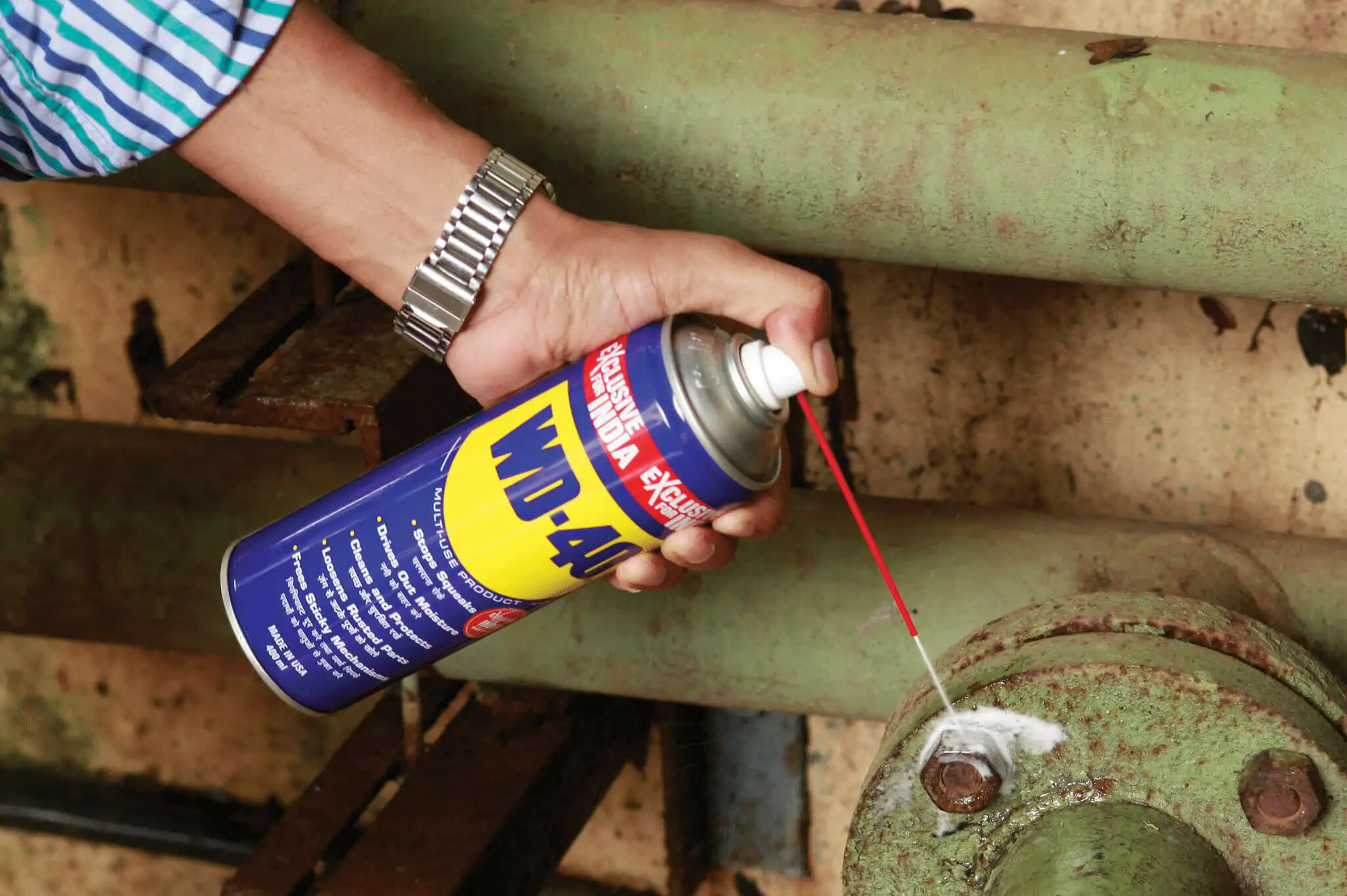 How To Open A Rusted Screw? - WD40 India